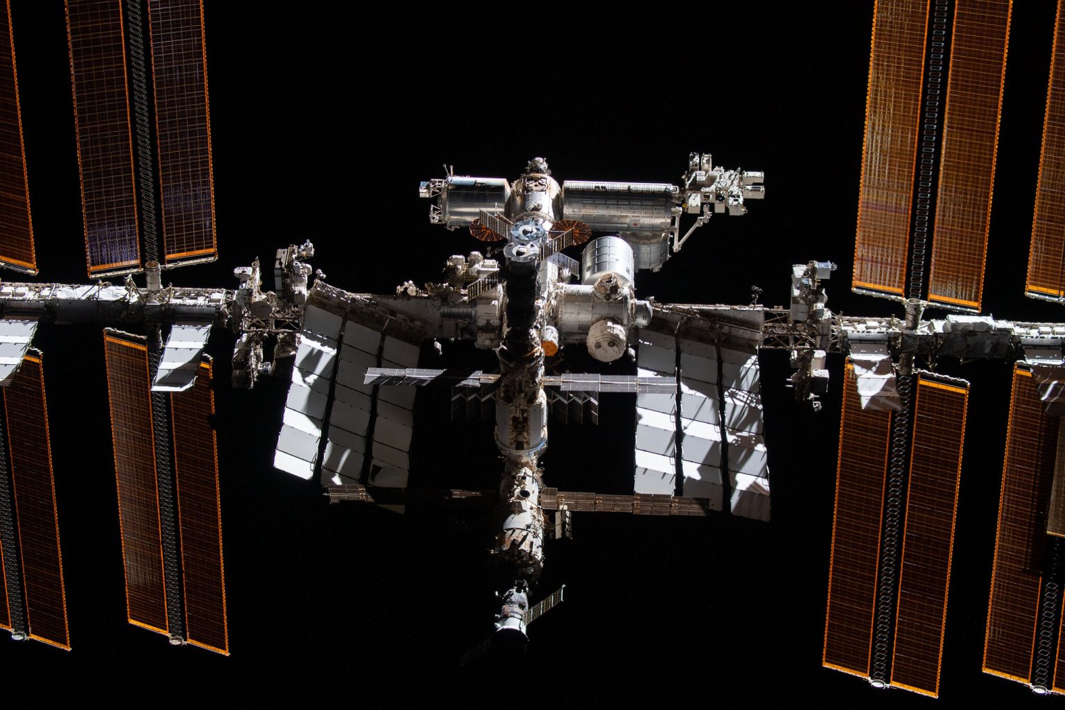 New images of the International Space Station reveal that it is still a ...