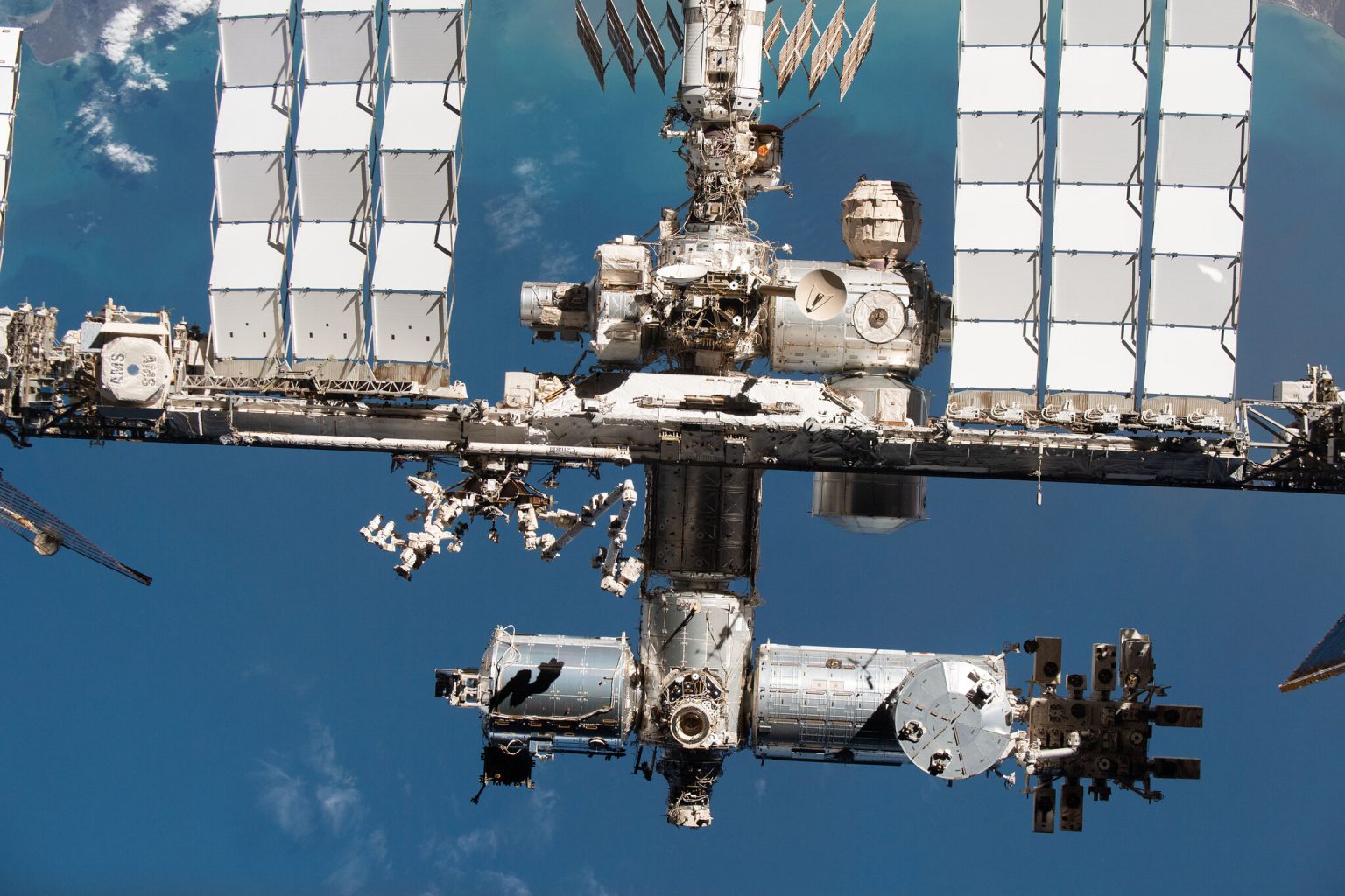 New images of the International Space Station reveal that it is still a ...