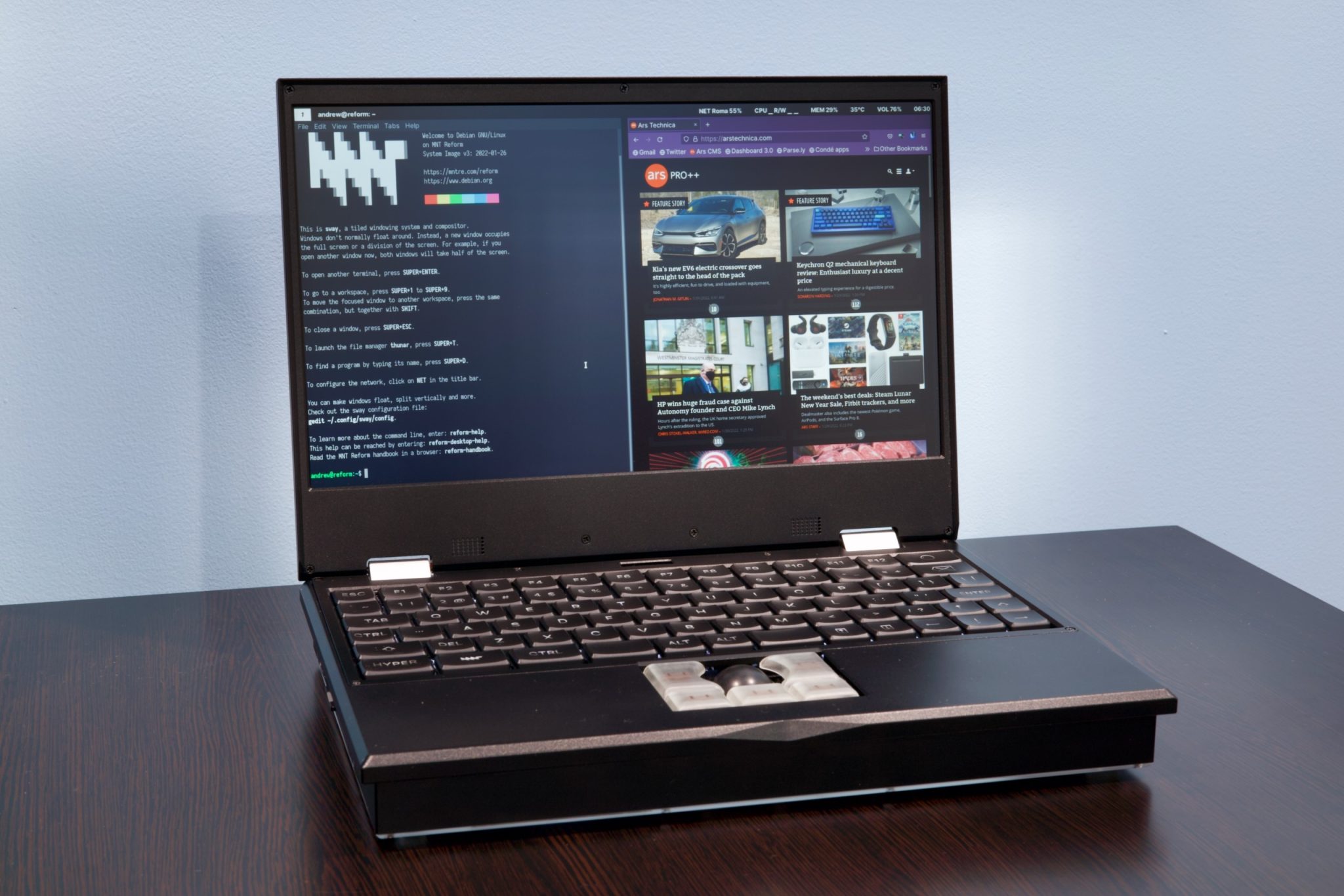 Review: MNT Reform laptop has fully open hardware and software—for ...