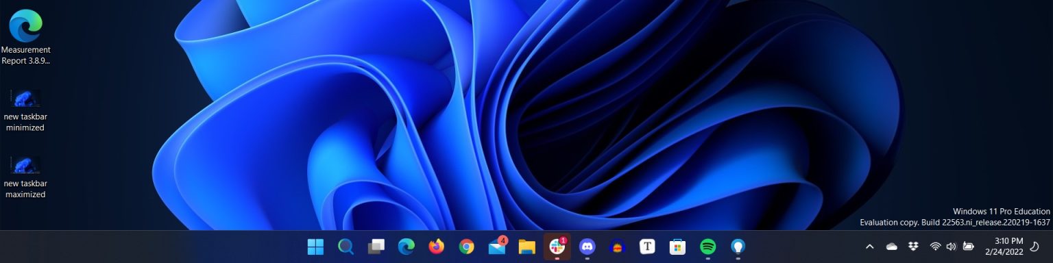 All-new touch-friendly taskbar comes to latest Windows 11 preview - Ars ...
