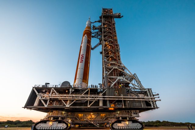 It’s huge, expensive, and years late—but the SLS rocket is finally here ...