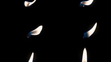 Take a peek inside a flickering candle flame with these 3D-printed ...