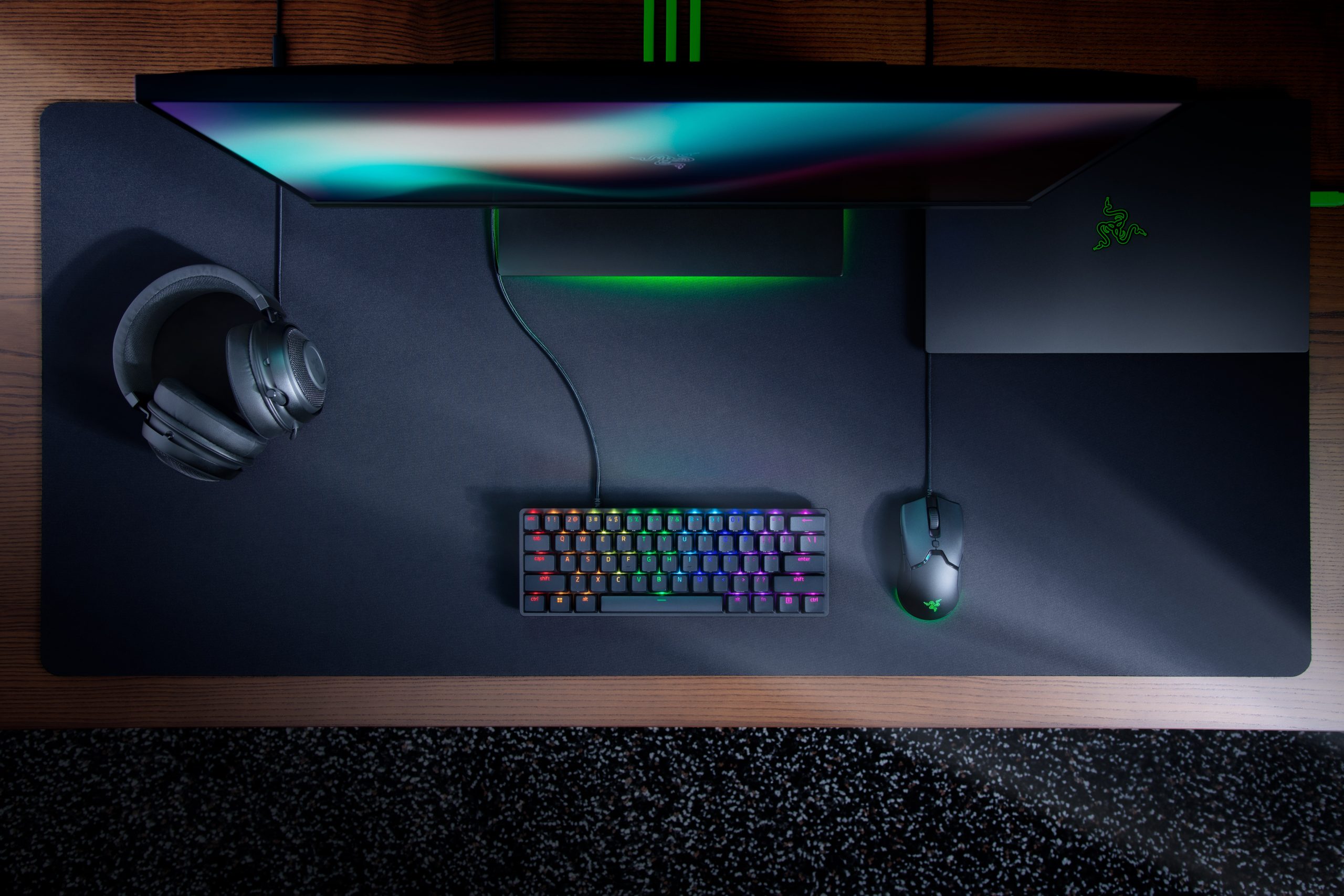 Razer Huntsman Mini Analog top view