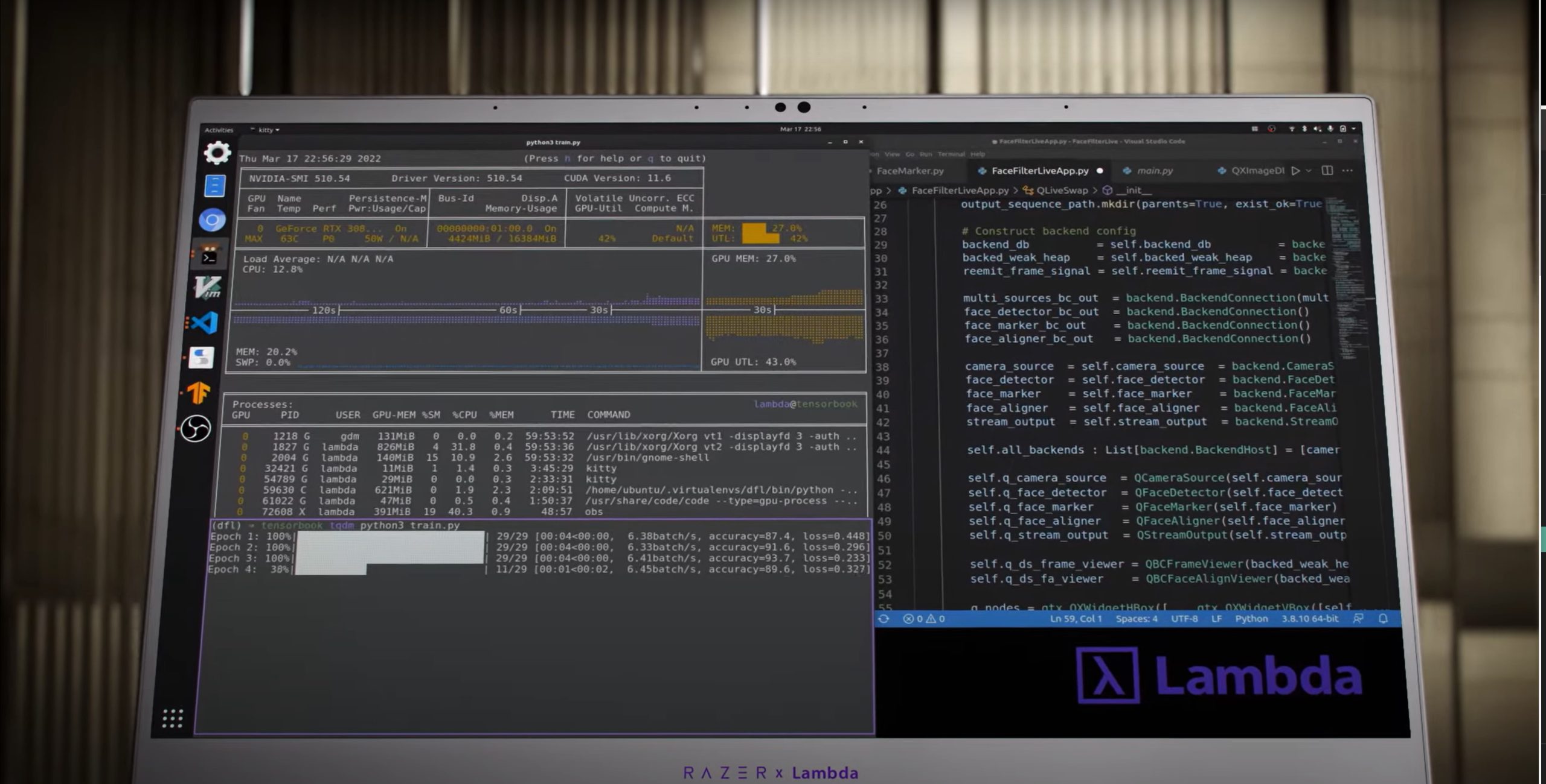 Razer-designed Linux laptop targets AI developers with deep-learning ...