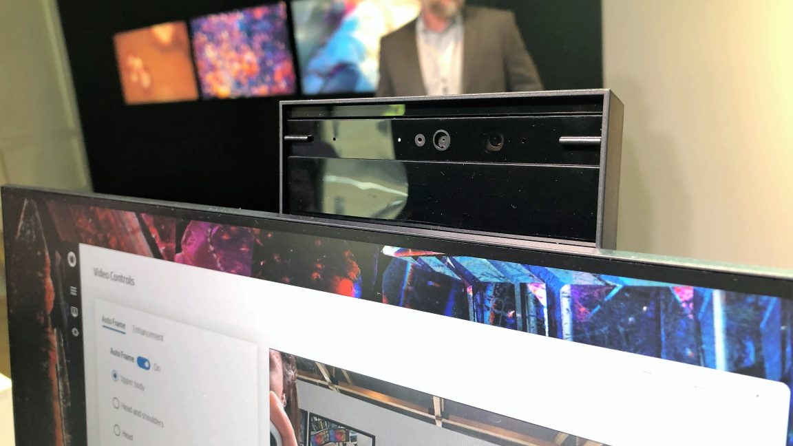 HP monitor’s built-in 5 MP webcam keeps you in frame - Ars Technica