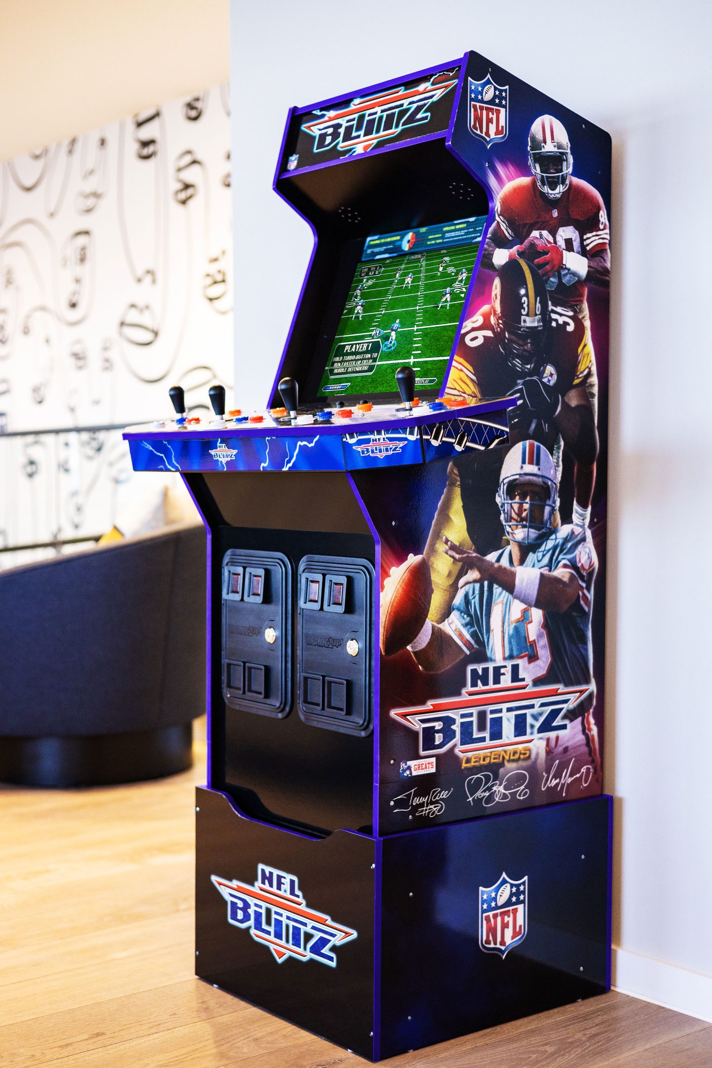 NFL Blitz arcade games will relaunch as Arcade1Up cabinet exclusive ...