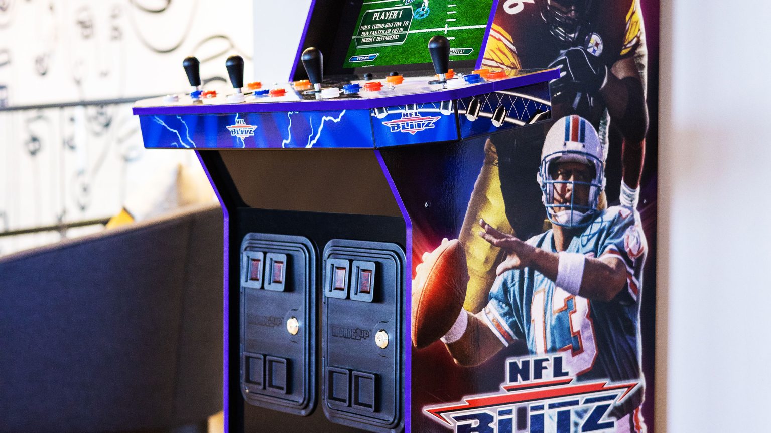 NFL Blitz arcade games will relaunch as Arcade1Up cabinet exclusive ...