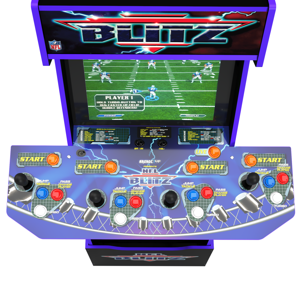 NFL Blitz arcade games will relaunch as Arcade1Up cabinet exclusive ...