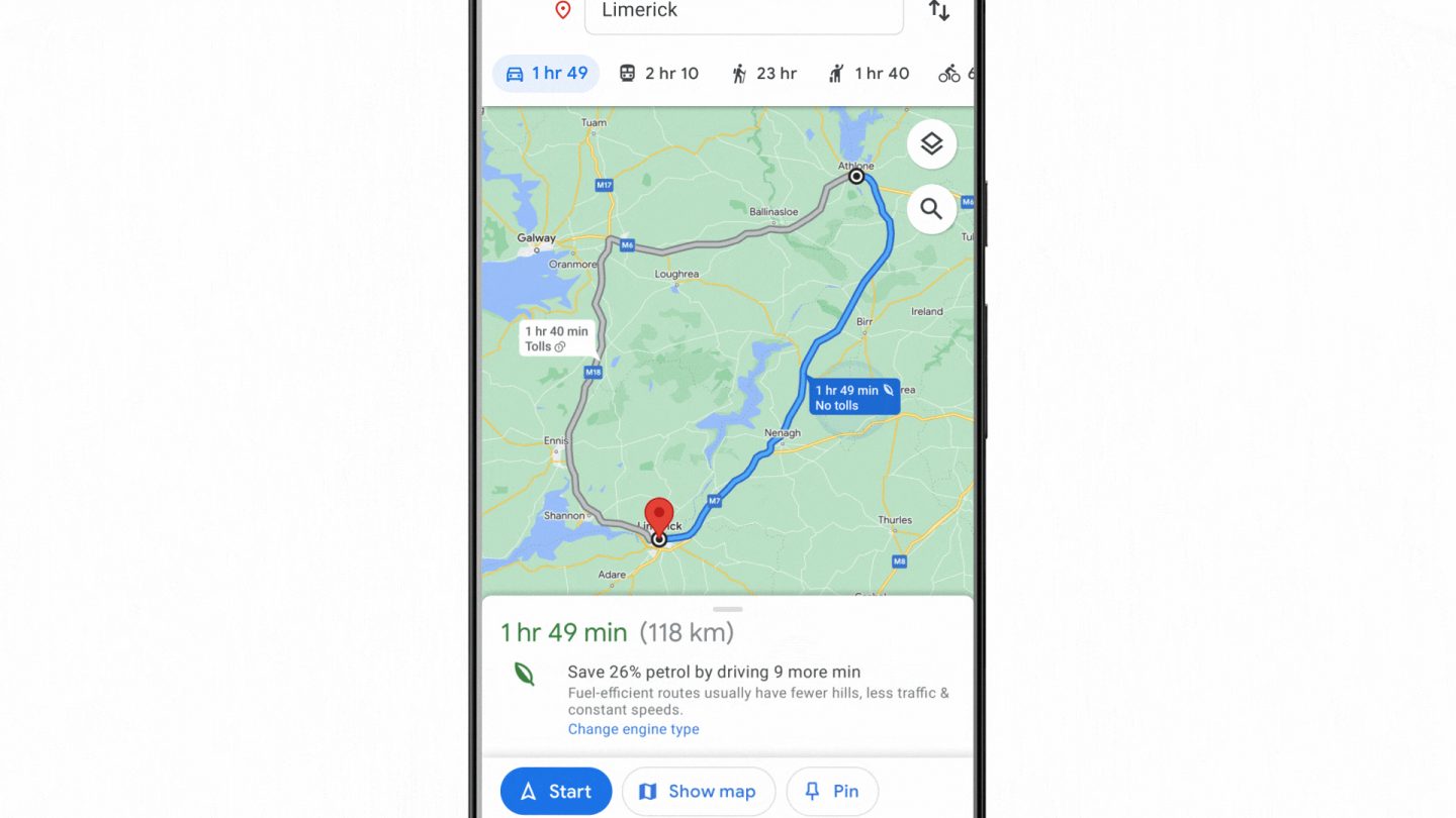 Google Maps can now pick the most efficient route for EVs - Ars Technica