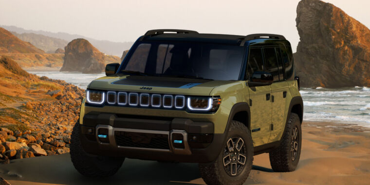 Jeep will launch four all-electric SUVs in the US by 2025 | Ars Technica