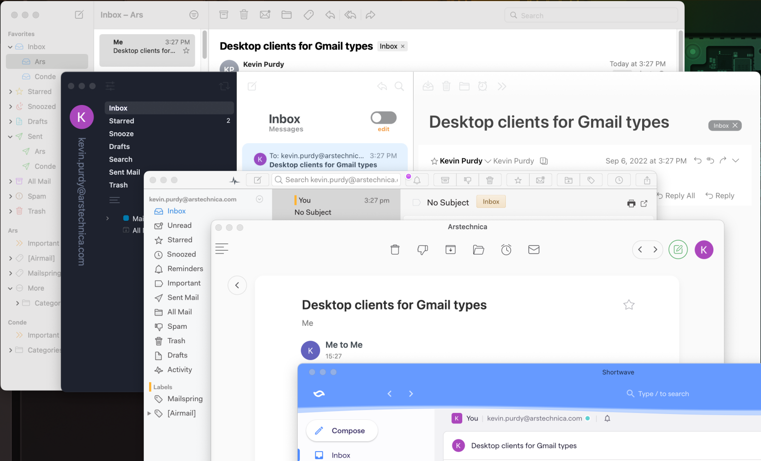 The best Mac desktop clients for Gmail aficionados - Ars Technica