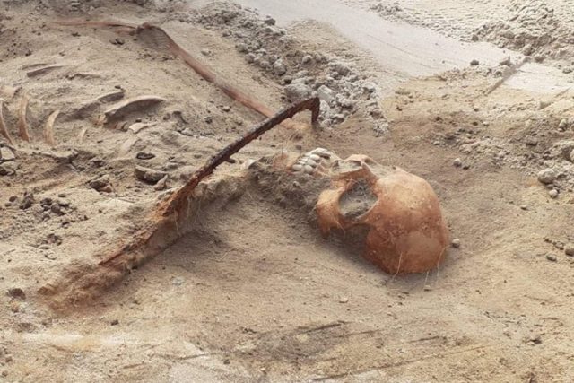 Archaeologists unearth remains of 17th-century female “vampire” in ...