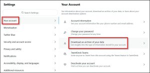 How to download a backup copy of your Twitter data (or deactivate your ...