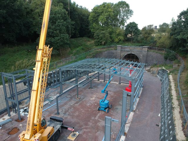 Why are racing cars driving up and down an abandoned railway tunnel ...