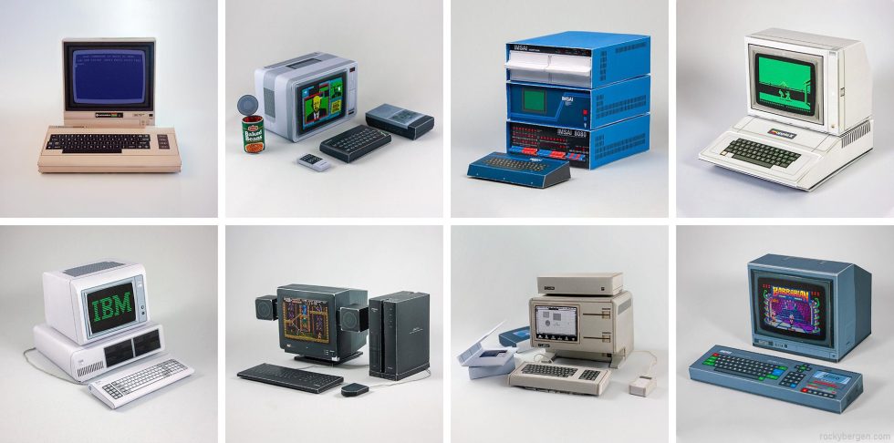 Build a shelf-size vintage computer museum made of paper - Ars Technica