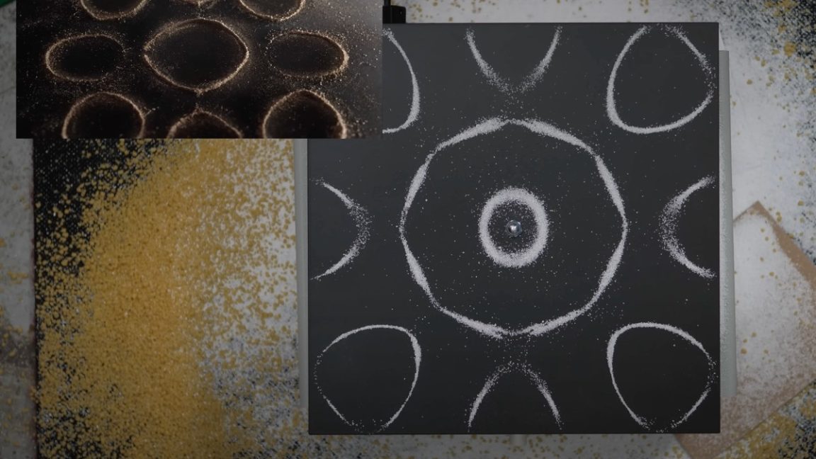 What it takes to re-create Rings of Power title sequence with Chladni figures - Ars Technica