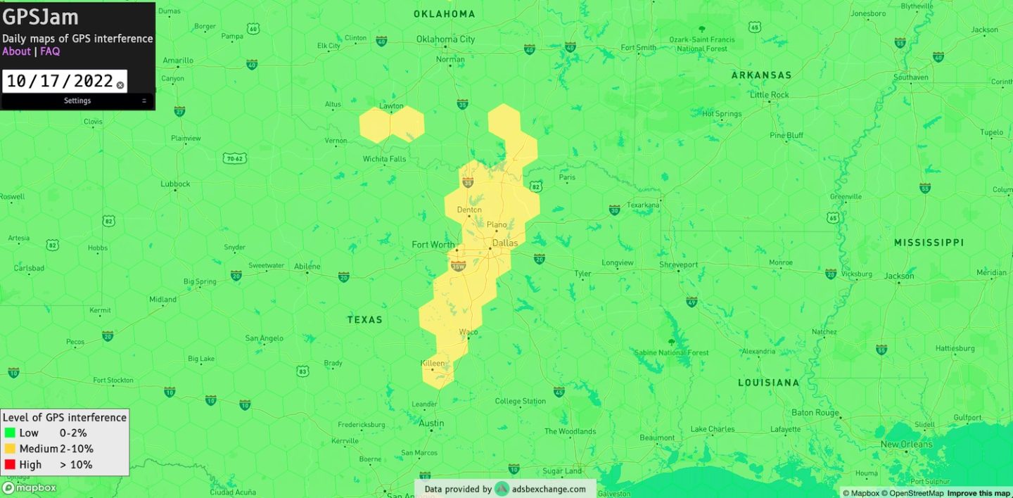 GPS interference caused the FAA to reroute Texas air traffic. Experts ...