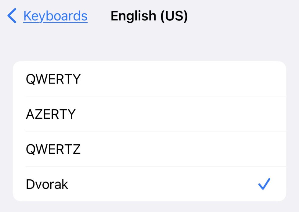 iPhone now supports 86-year-old Dvorak keyboard layout natively ...