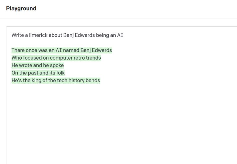 OpenAI upgrades GPT-3, stunning with rhyming poetry and lyrics - Ars ...