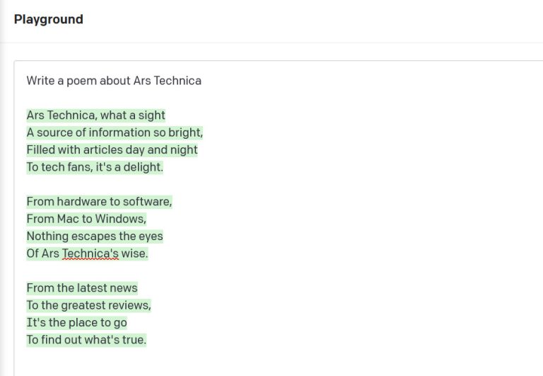 OpenAI upgrades GPT-3, stunning with rhyming poetry and lyrics - Ars ...