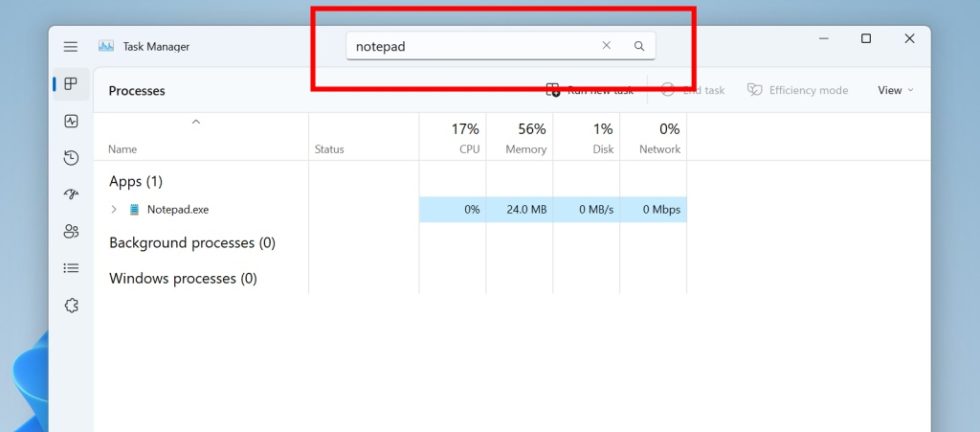A search bar is among the Task Manager improvements in new Windows 11 ...