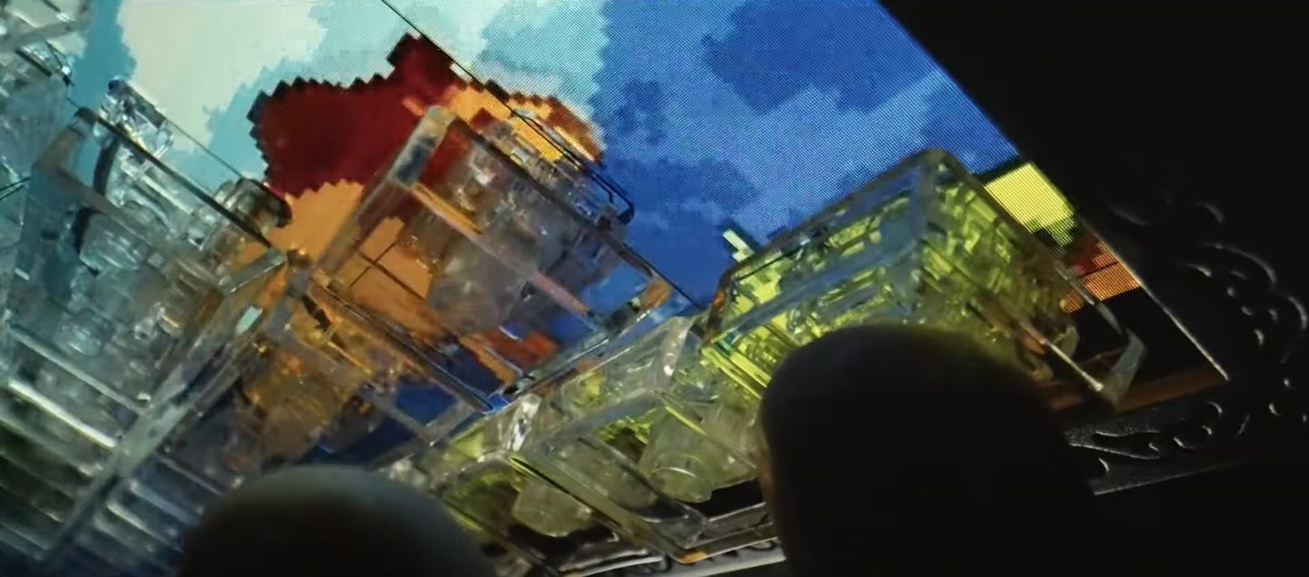 This mechanical keyboard has a dazzling, distracting display under its ...