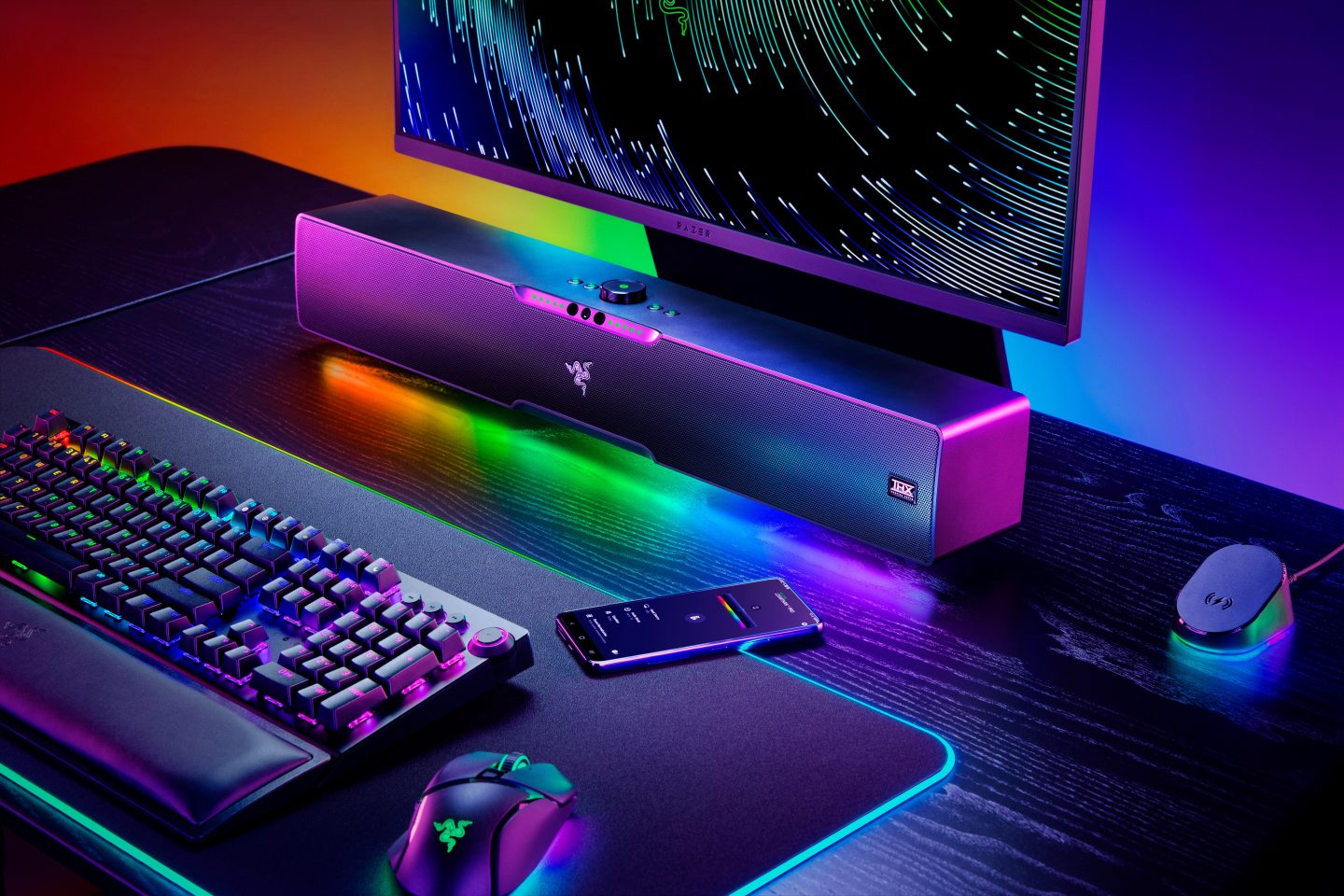 Razer’s $400 soundbar has a creepy camera to help emit surround sound ...
