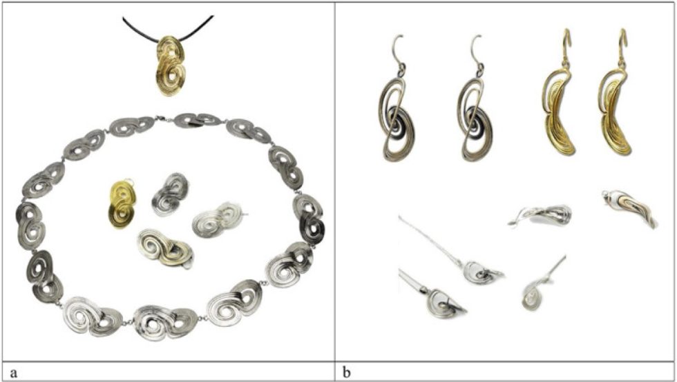 These scientists created jewelry out of the striking shapes of chaos ...