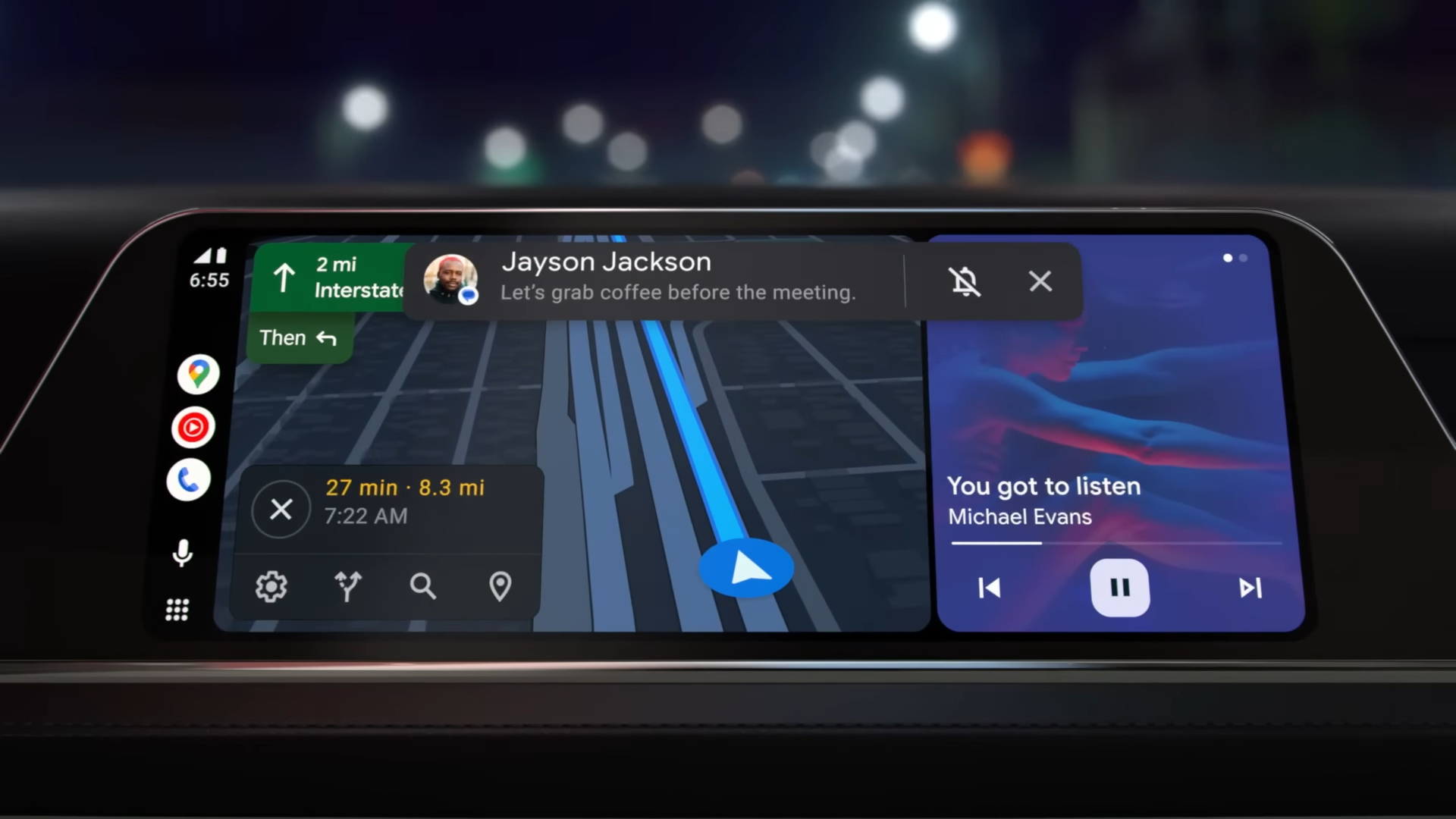 Google’s split-screen Android Auto revamp is rolling out now - Ars Technica