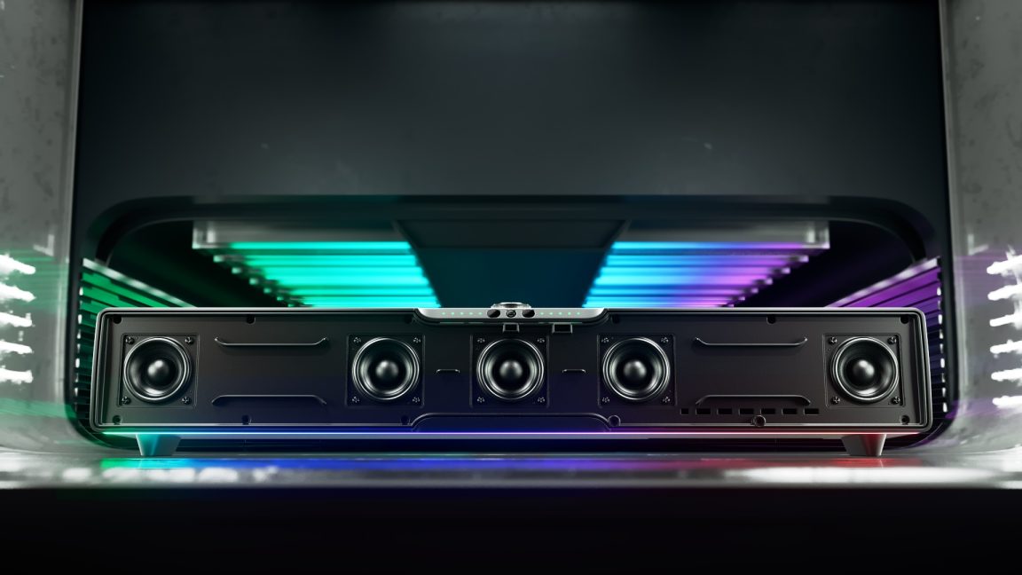 Razer’s $400 soundbar has a creepy camera to help emit surround sound ...