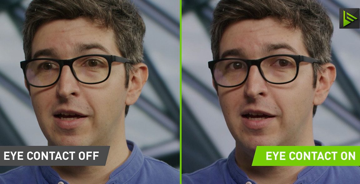 With Nvidia Eye Contact, you’ll never look away from a camera again ...