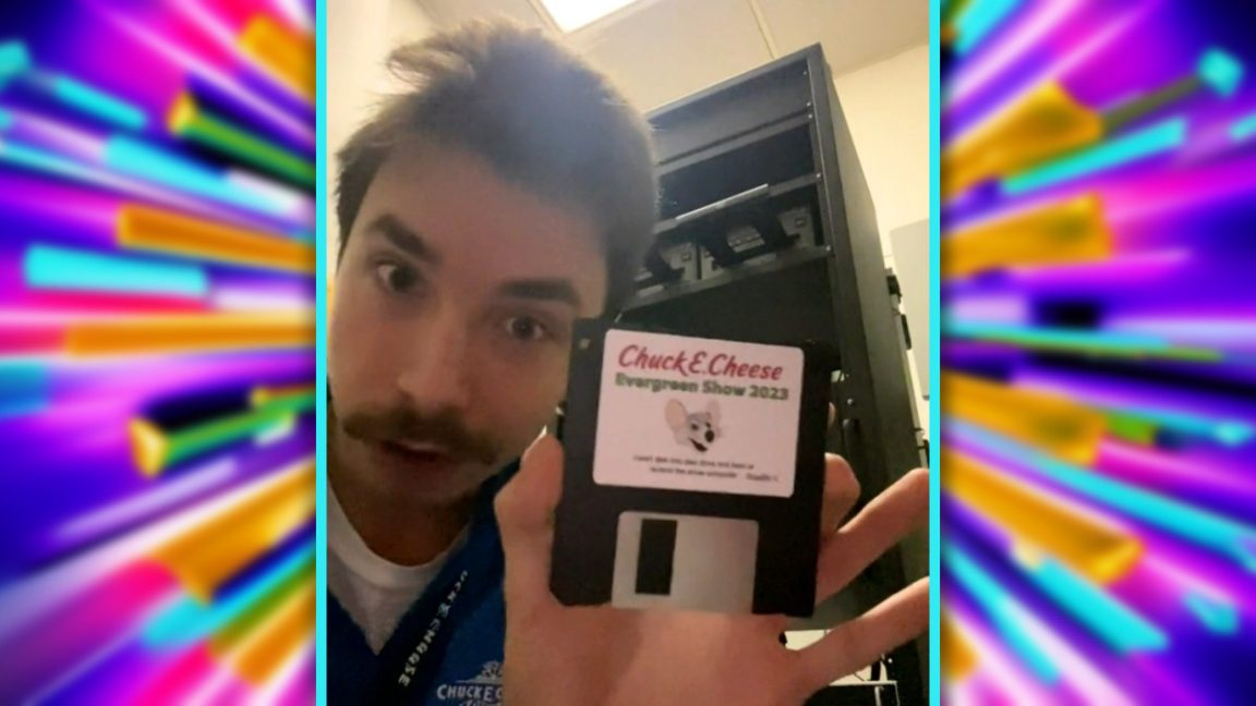 Chuck E. Cheese still uses floppy disks in 2023, but not for long - Ars Technica