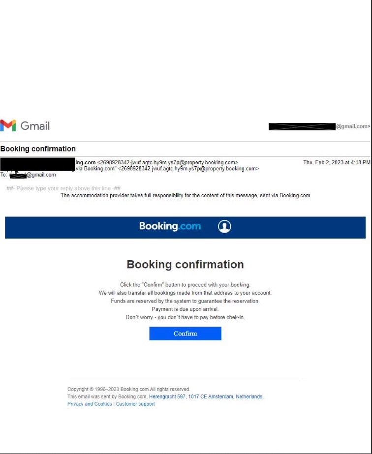 Mysterious leak of Booking.com reservation data is being used to scam ...