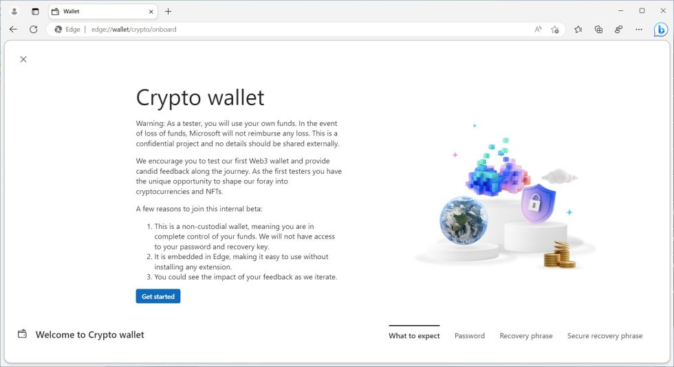 Microsoft is testing a built-in cryptocurrency wallet for the Edge ...