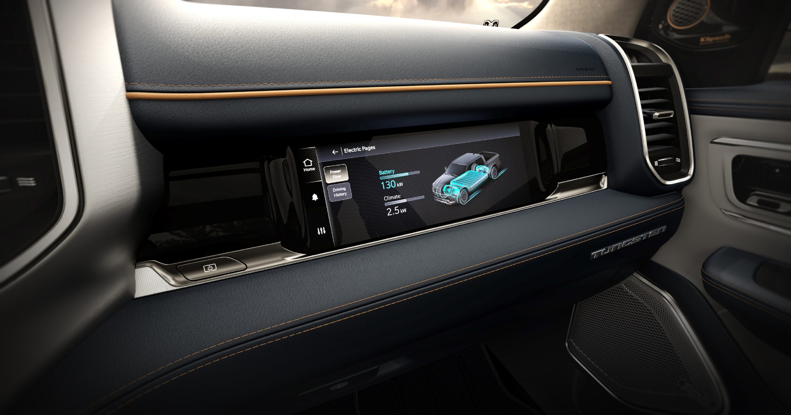 Huge battery gives Ram 1500 REV 500 miles of range between charges ...