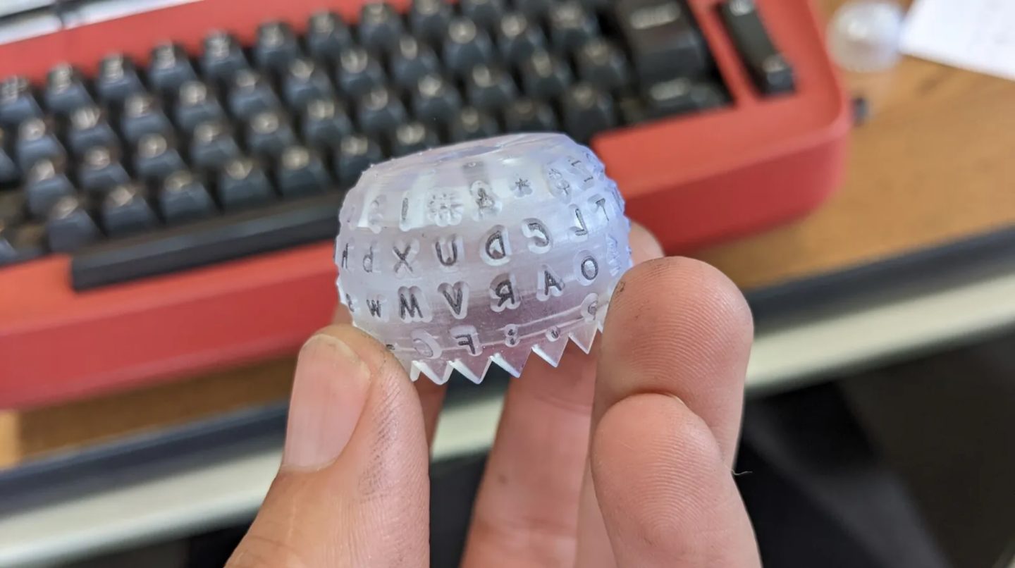 DIY IBM Selectric type balls give ’60s typewriters new life (and Comic ...