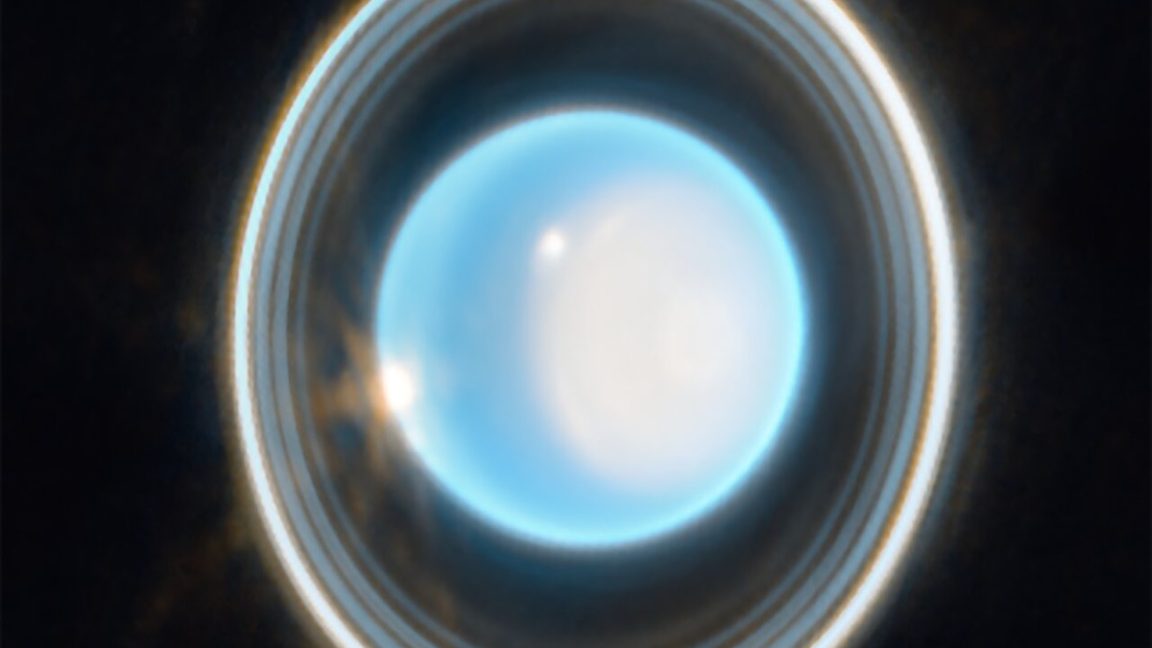 NASA: Uranus has “never looked better” in spectacular Webb Telescope ...