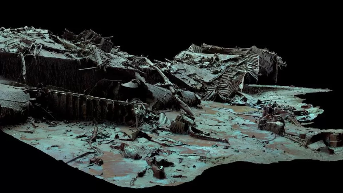 3D “digital twin” showcases wreck of Titanic in unprecedented detail ...