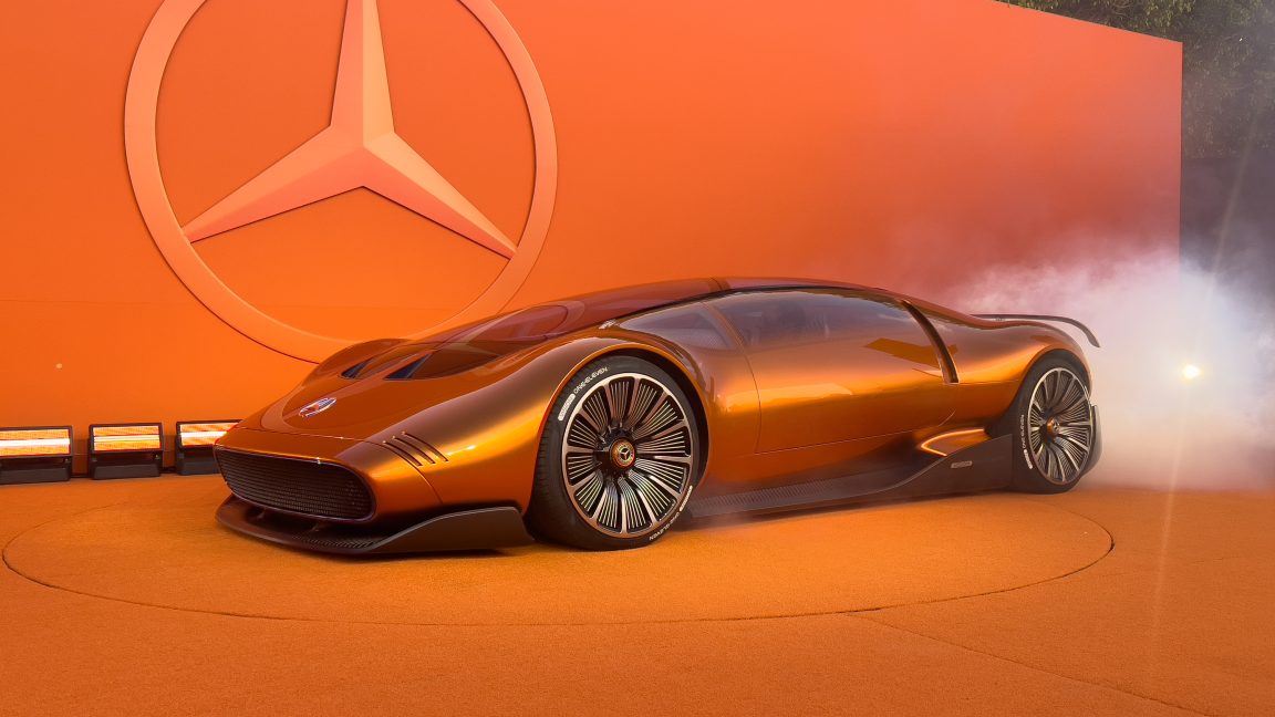 Mercedes-Benz showcases axial flux EV motor in One-Eleven concept car ...