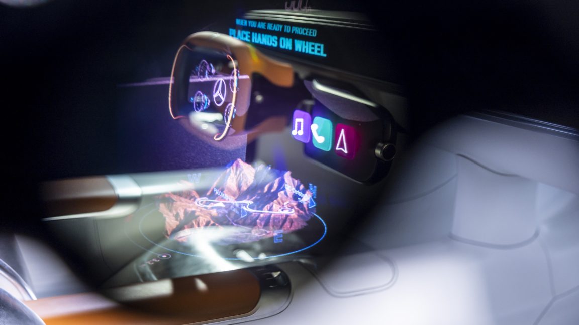 Mercedes-Benz showcases axial flux EV motor in One-Eleven concept car ...