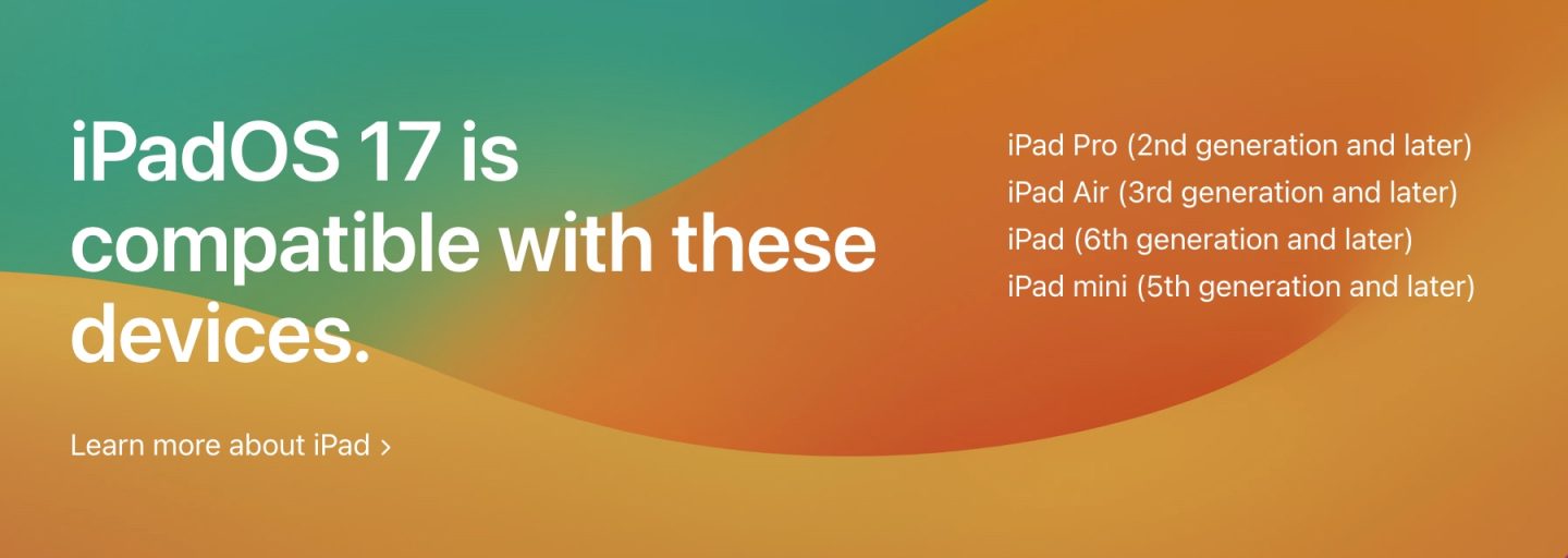 iOS and iPadOS 17 drop support for iPhone X, first iPad Pros, and other ...