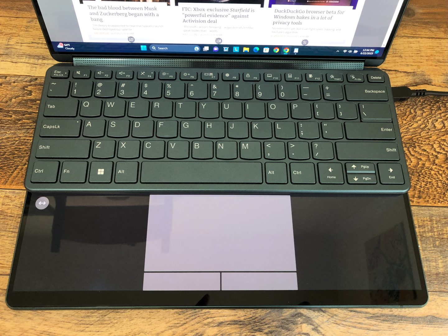 A threat to portable monitors everywhere: Lenovo Yoga Book 9i review ...