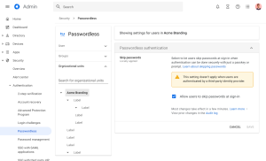Google Workspace users can now log in without a password, thanks to passkeys - Ars Technica