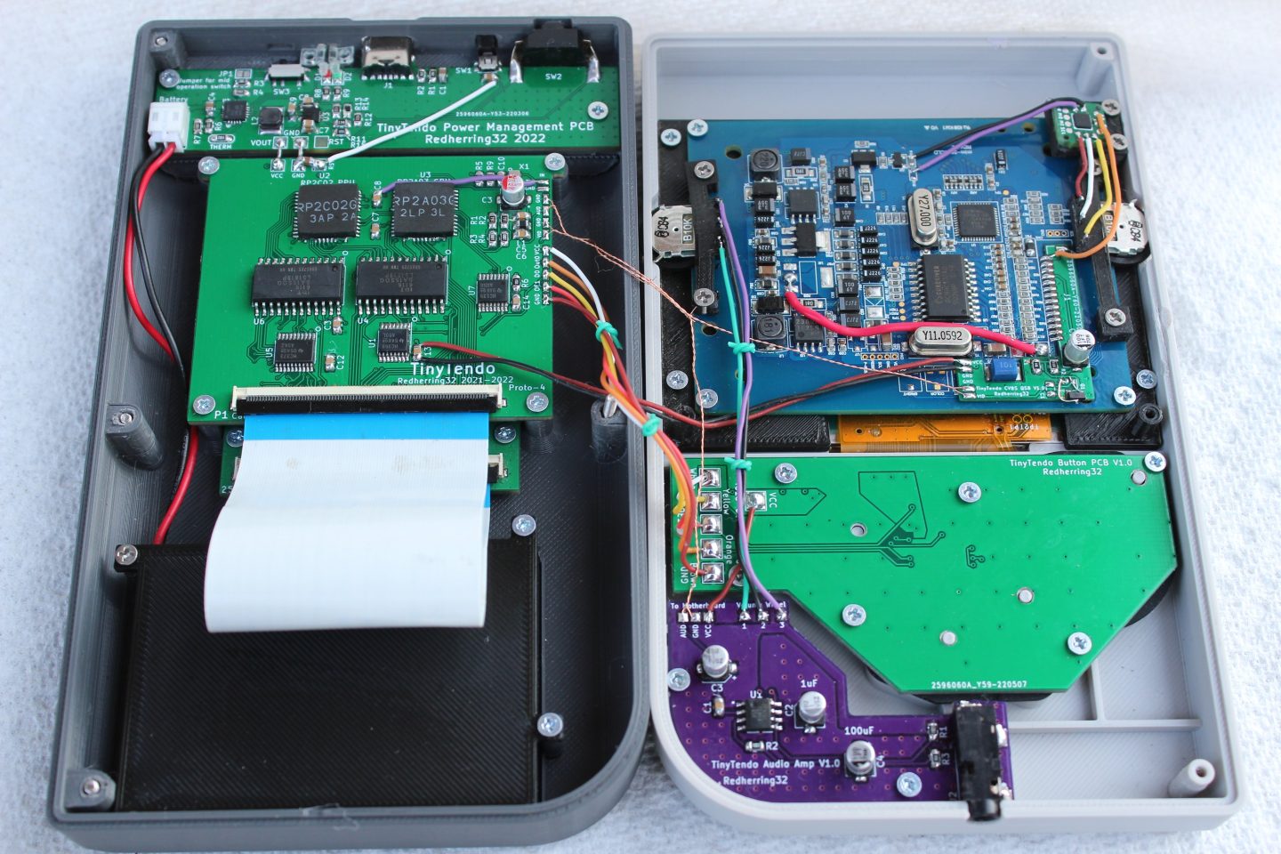 Hobbyist grinds down original chips by hand to make a Game Boy-sized ...