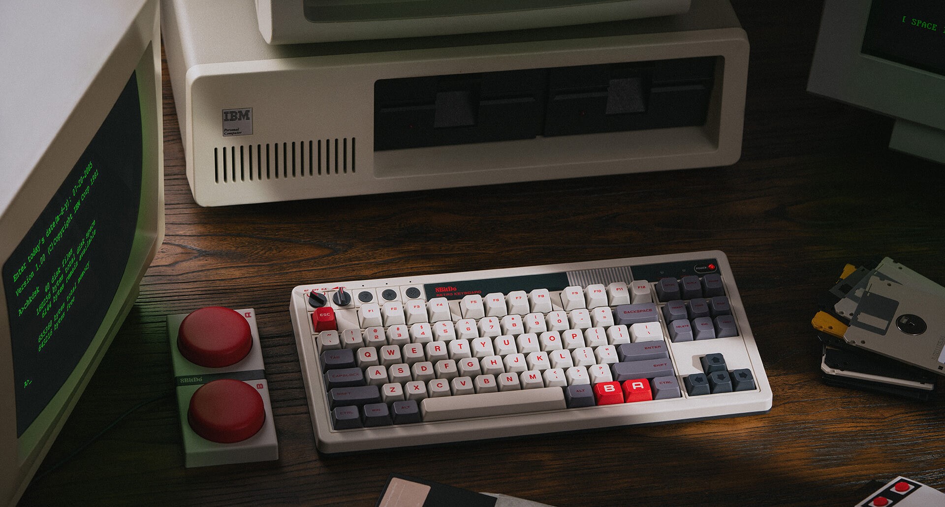 8BitDo’s $100 wireless mechanical keyboard screams ’80s NES - Ars Technica