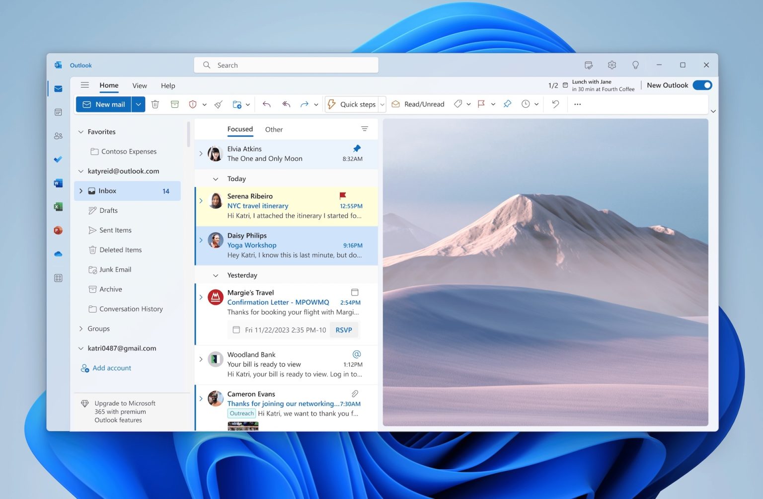 Outlook for Windows app replaces Mail and Calendar in new Windows 11 ...