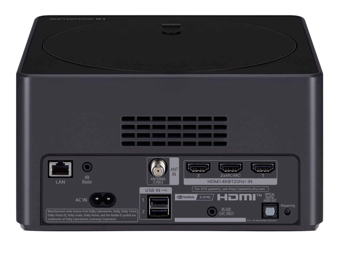 New LG TVs relegate I/O to a box you can set 30 feet from the screen ...