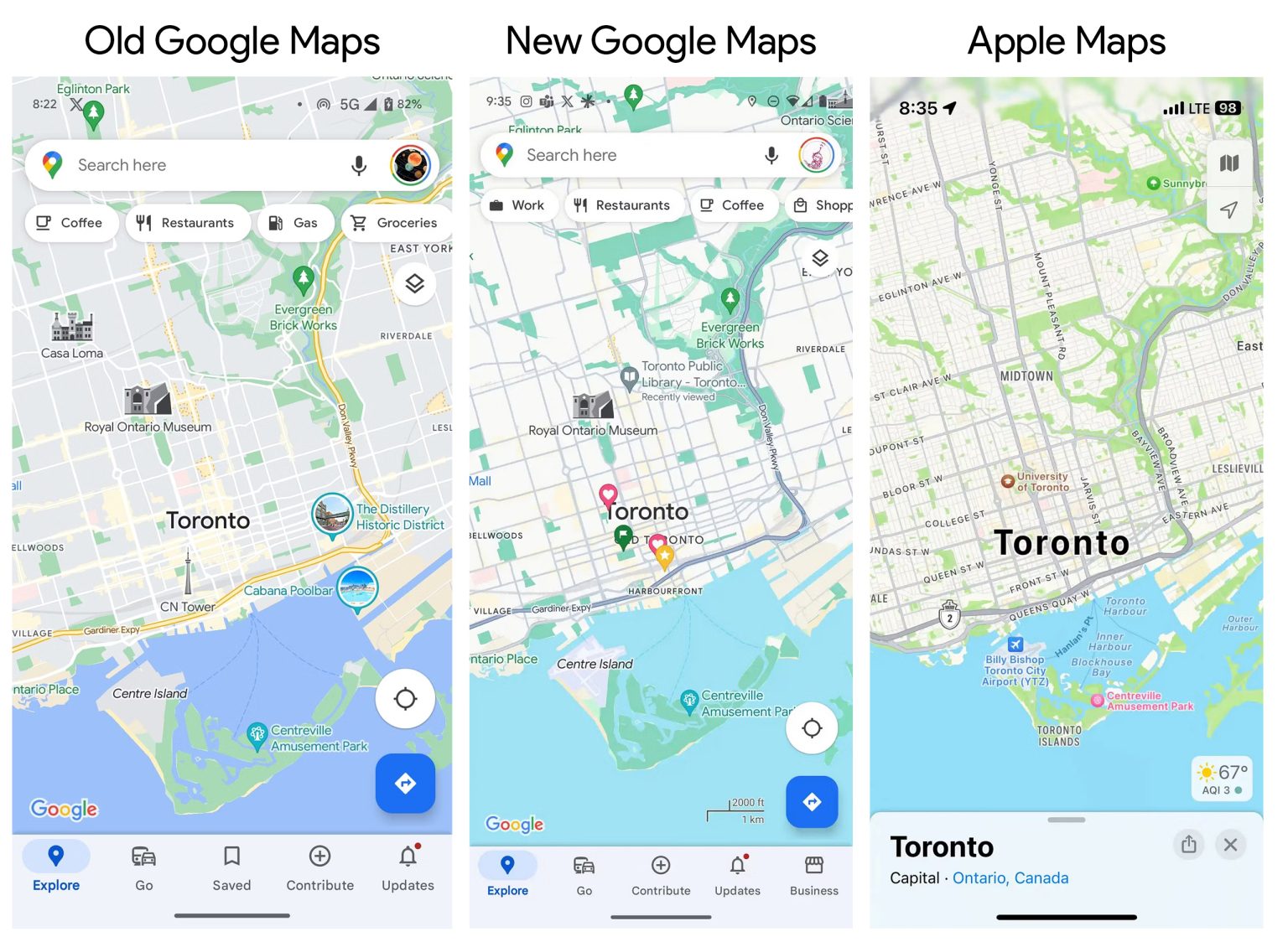 Google Maps’ new color scheme test looks a lot like Apple Maps - Ars ...