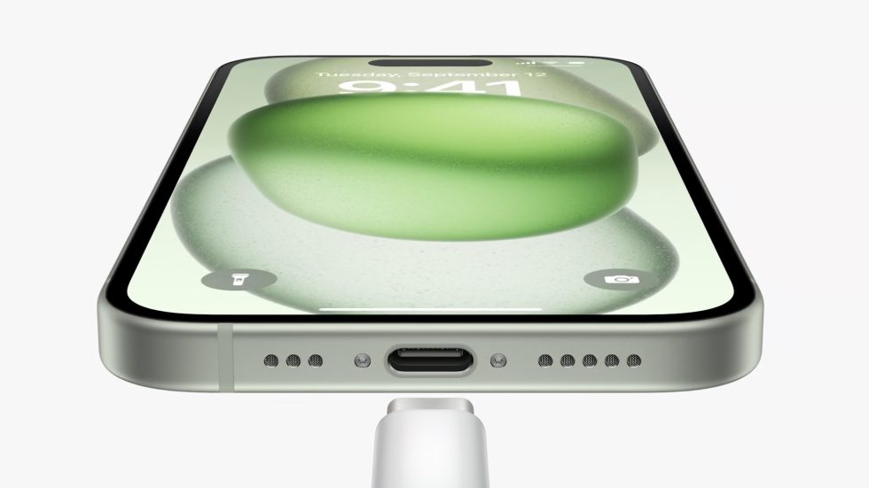 Contrary to rumors, the iPhone 15 has a standard, by-the-book USB-C ...