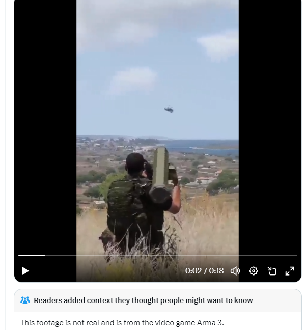 Users mistake video game clips for real Israeli war footage on social ...